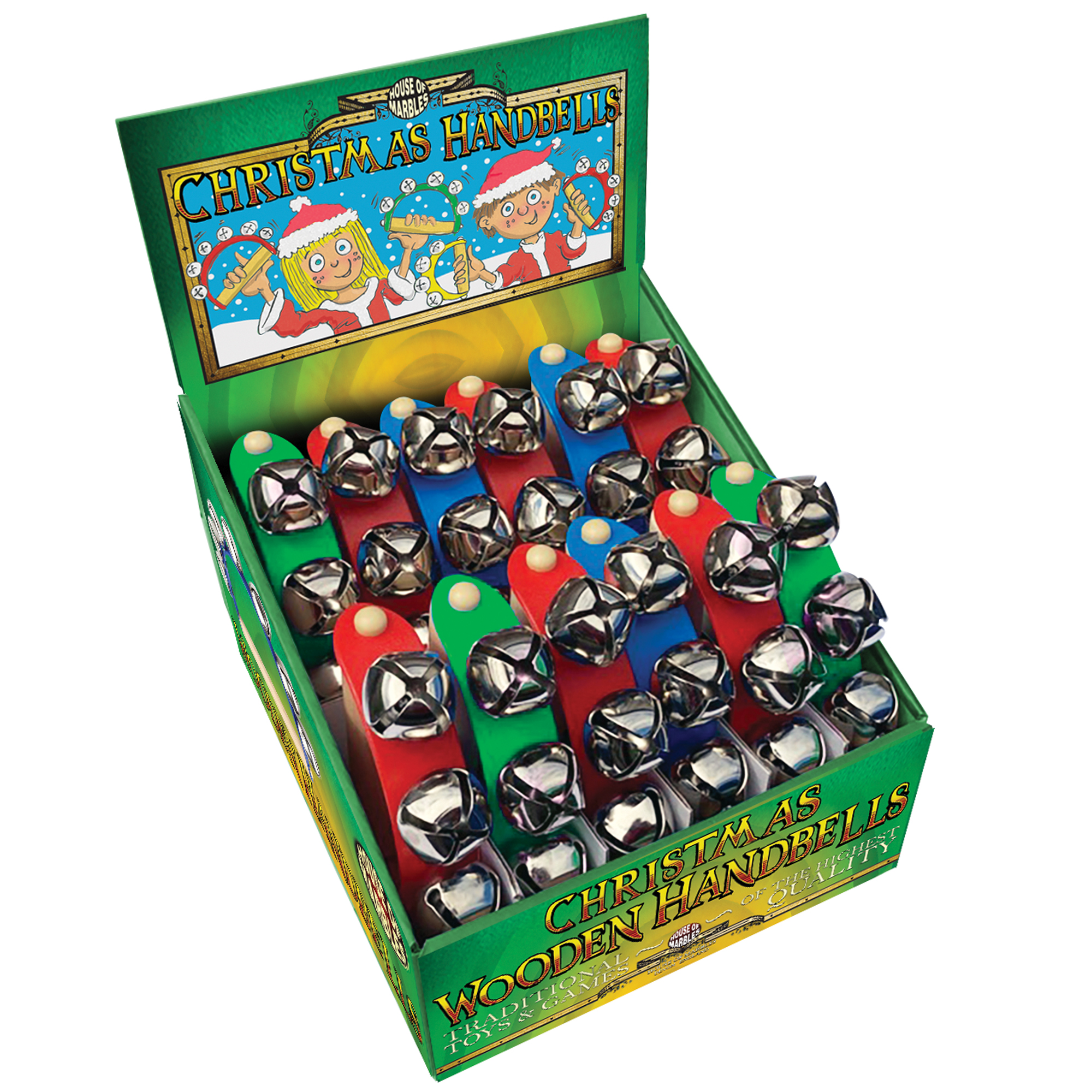 Weihnachtliche Handglocken aus Holz – House of Marbles Deutschland